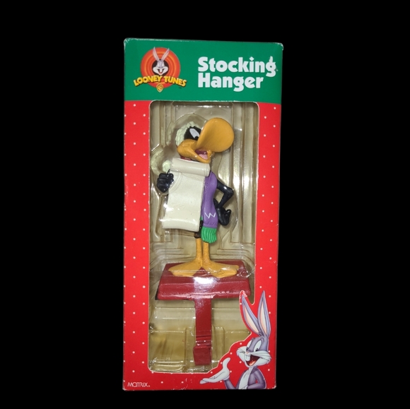 Warner Bros. | Holiday | Vintage Looney Tunes Stocking Holder Daffy ...